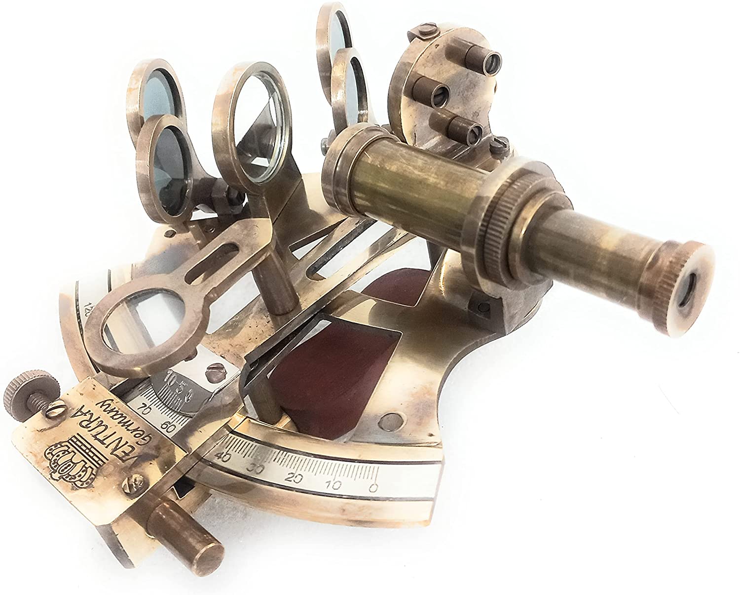 Exploring the Exceptional Craftsmanship of Modern Brass Sextant Replic – aladean