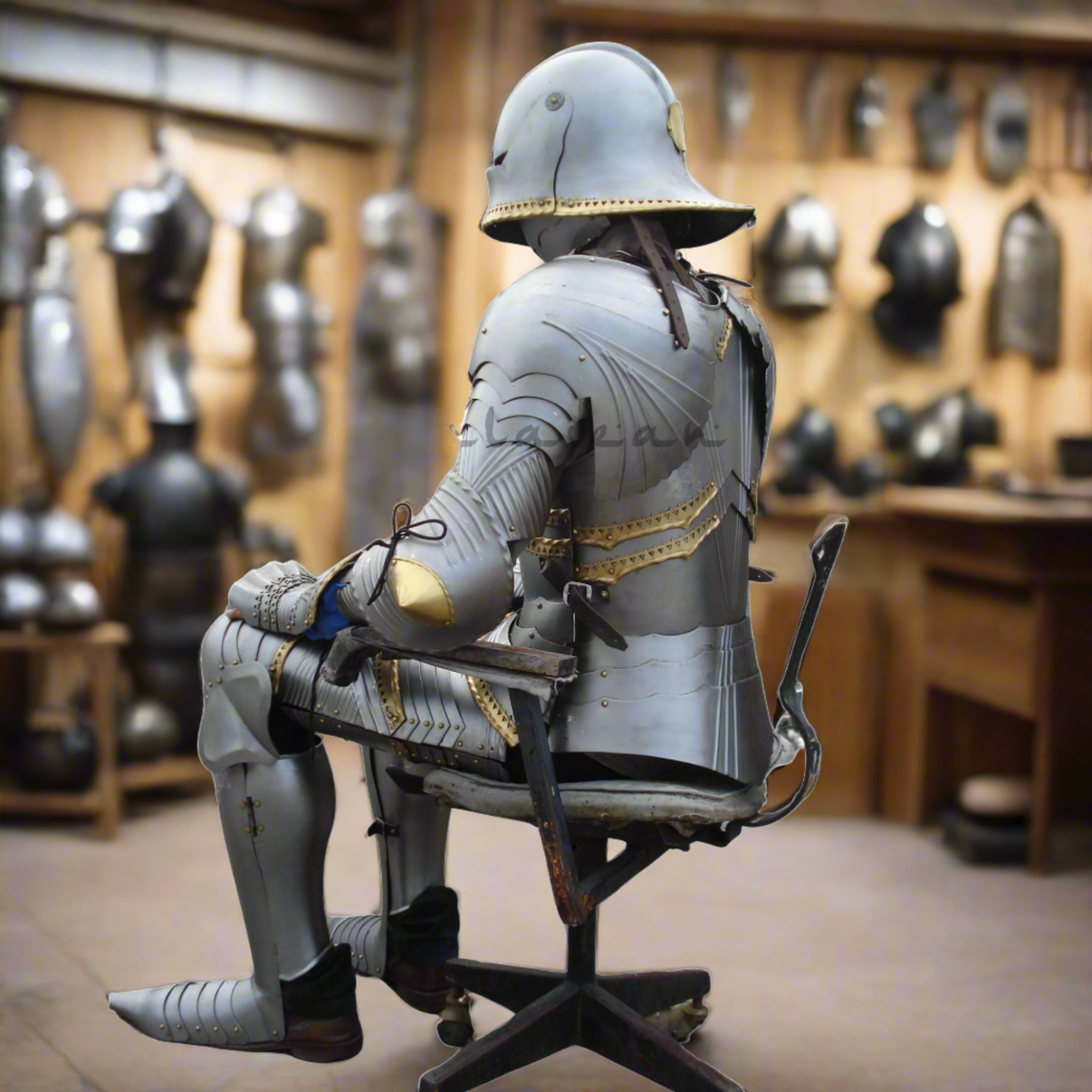 15th Century German Gothic Suit of Armour Manufacturer Medieval Armory ...